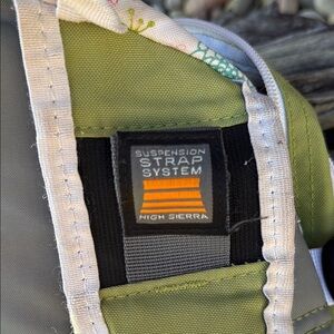 High Sierra | Bags | High Sierra Green And White Backpack | Poshmark